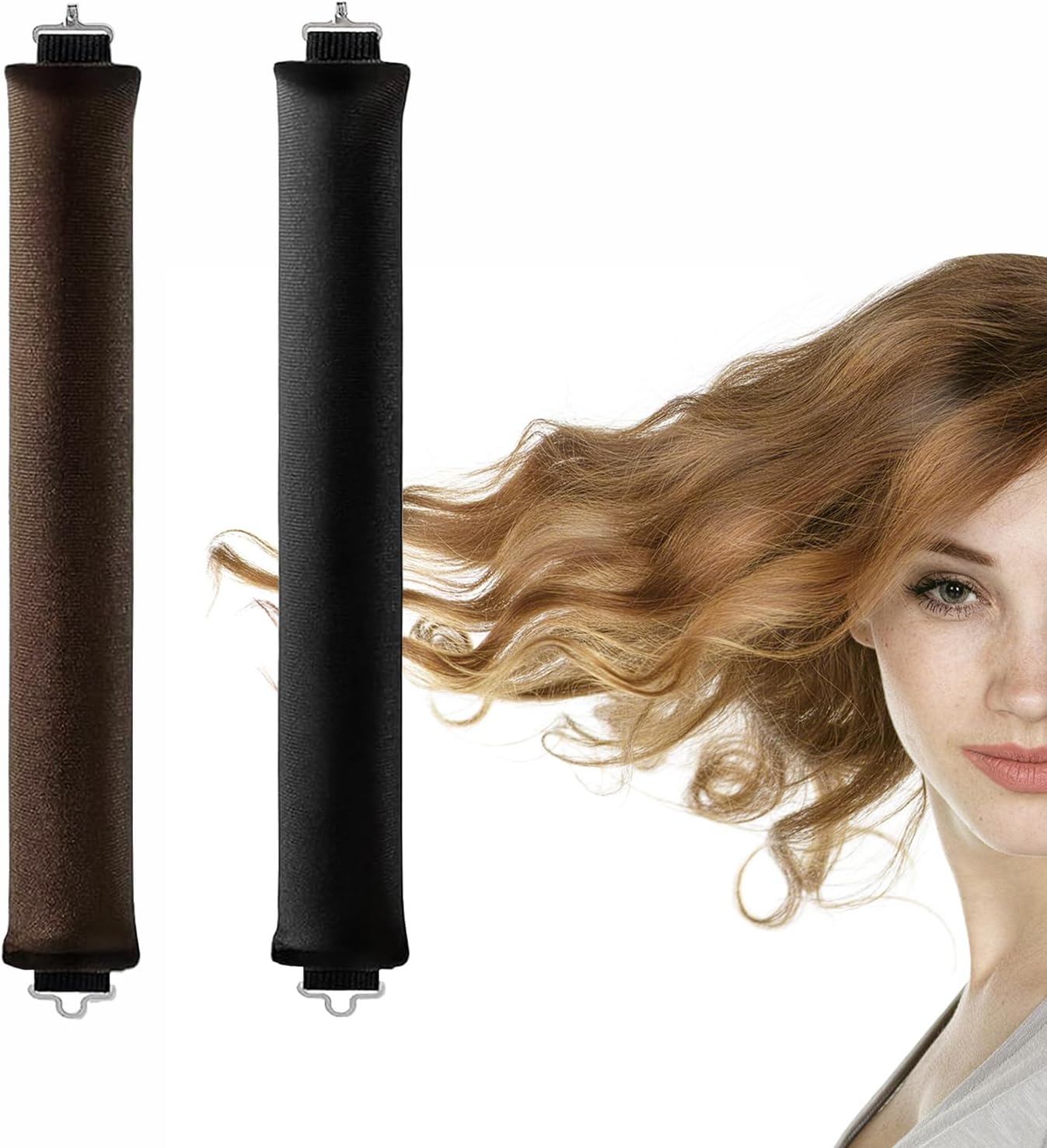 Amazon.com : DIYDEC 3PCS Heatless Hair Curler Set Large Overnight Hair ...