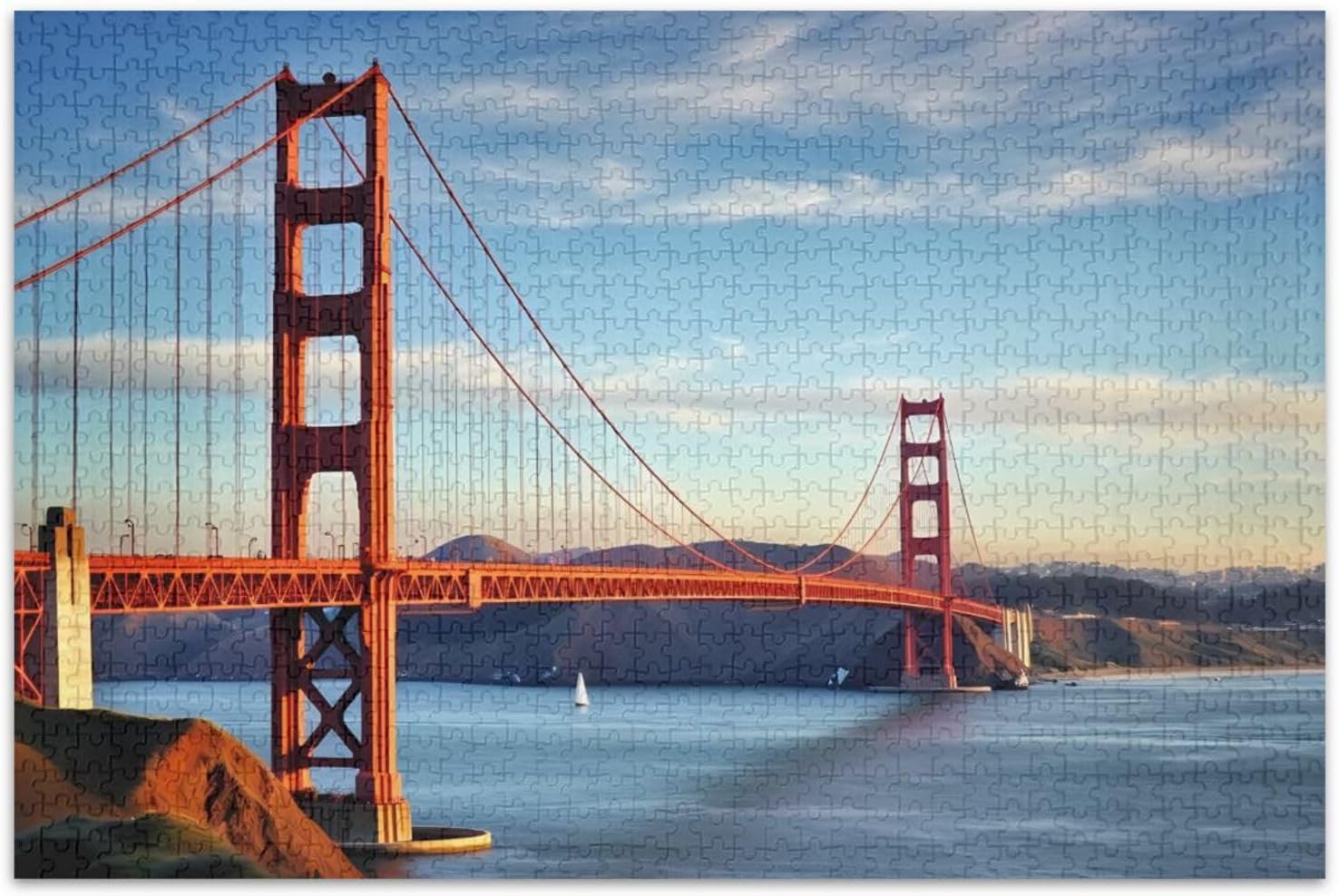 Amazon.com: UMIRIKO Golden Gate Bridge Puzzles 1000 Pieces Jigsaw ...