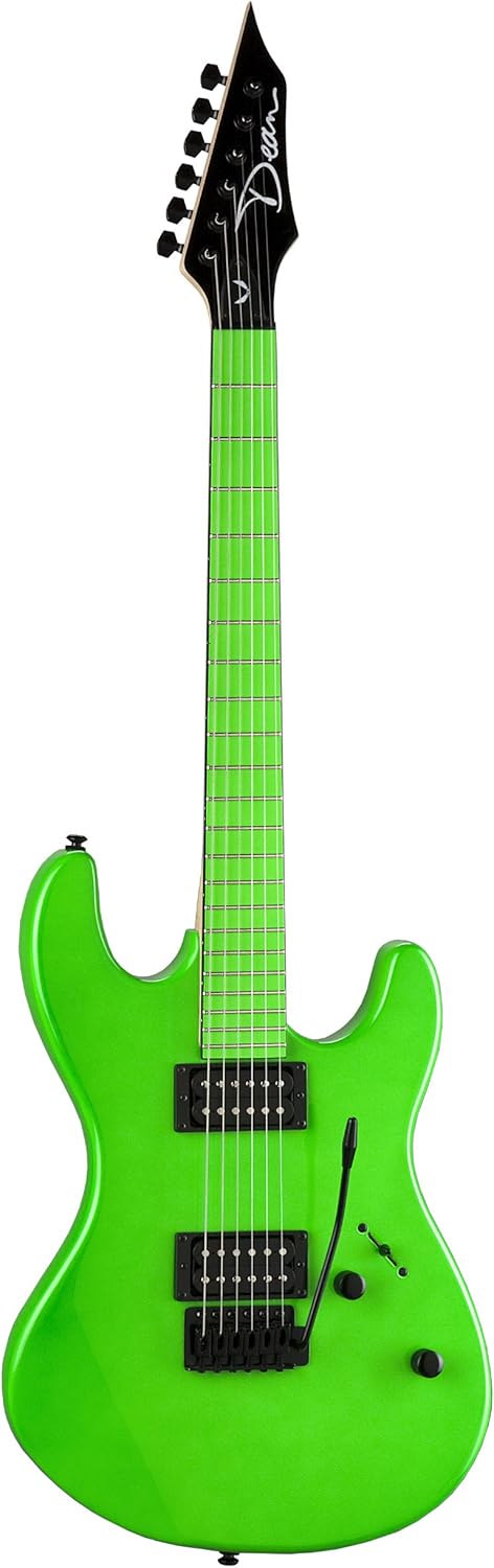 Amazon.com: Dean Custom Zone Solid Body Electric Guitar, 2 Humbuckers ...
