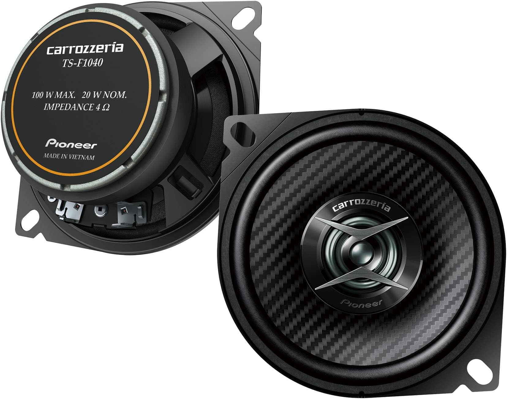 Amazon.co.jp: パイオニア スピーカー TS-E1010 10cm ユニットスピーカー コアキシャル 2ウェイ カロッツェリア : 車＆バイク