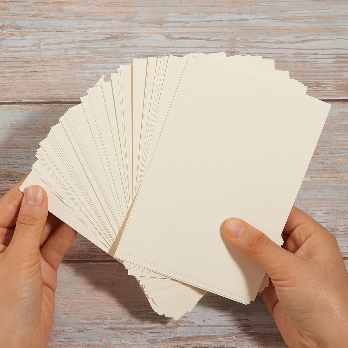 Snapklik.com : 50 Sheets Blank Cardstock Paper 250 GSM Thick Heavy ...