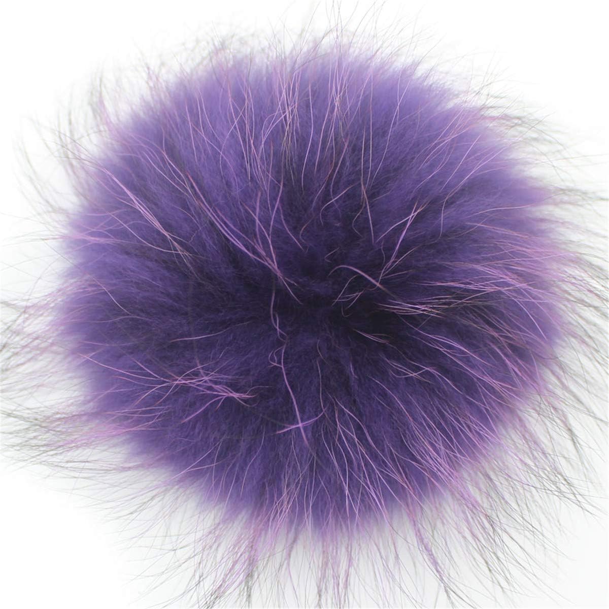 Amazon.com: ECYC Ltd 5.9" Large Faux Fur Pompom Ball Detachable Soft ...