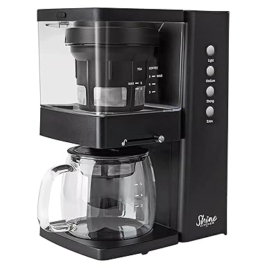 Amazon.com: Shine Rapid Cold Brew Coffee & Tea Machine with Vacuum ...
