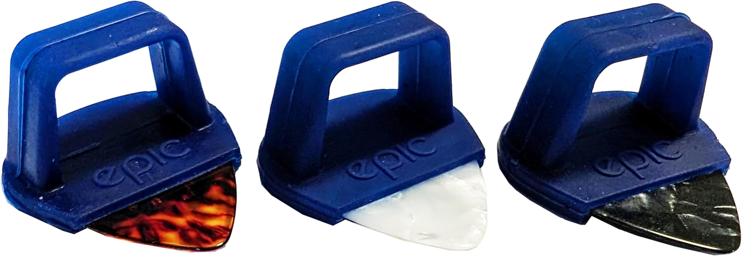 Amazon.com: GripGenie 3-Pack Guitar Pick Grips with Loop and 3 Medium ...