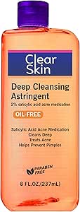 Amazon.com : Clear Skin Deep Cleansing Astringent with 2% Salicylic ...