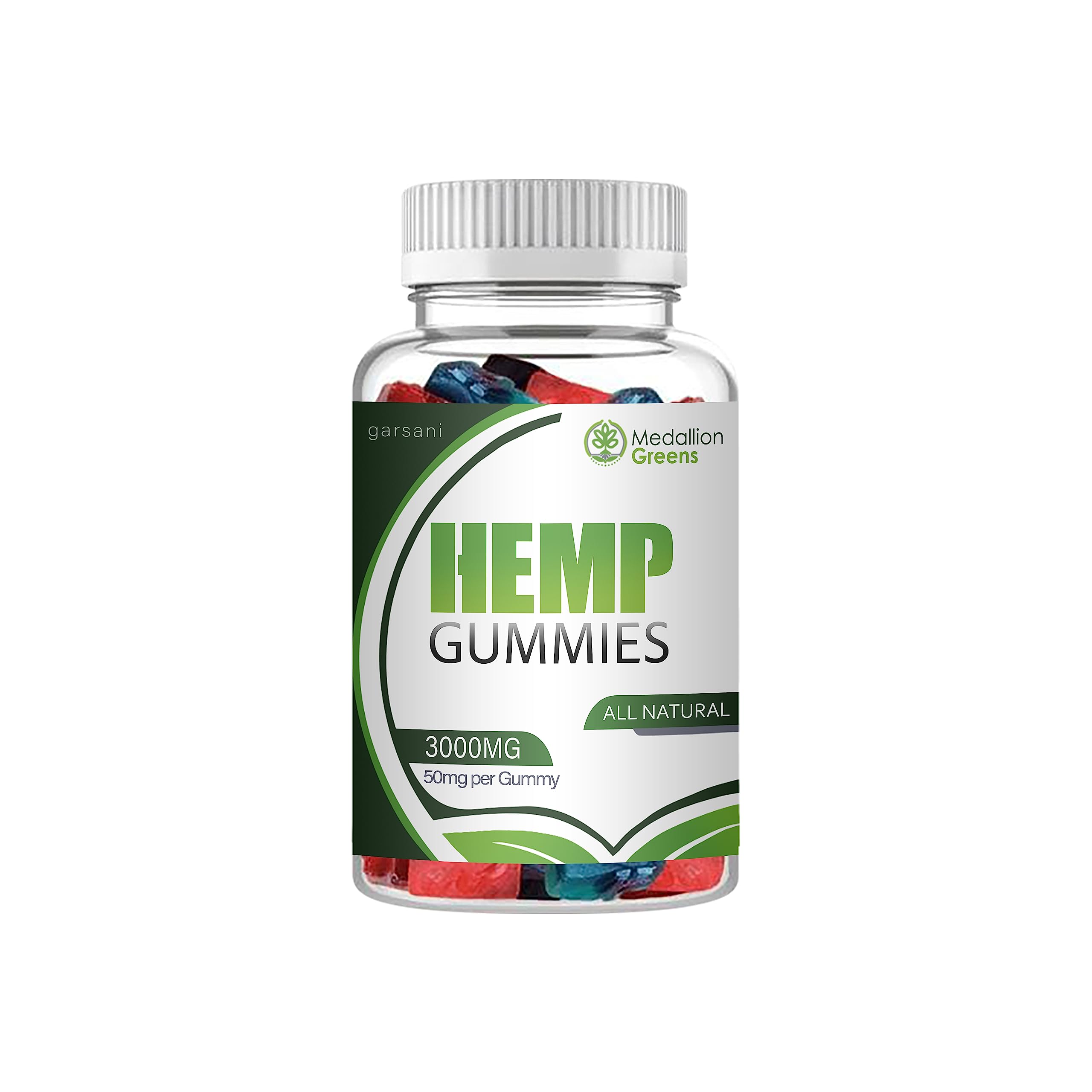 Amazon.com: Medallion Greens Hemp Gummies (Single, 60 Gummies) : Health ...