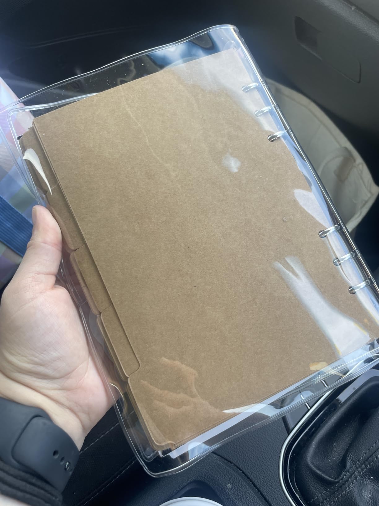 2 Pack A5 Binder 6 Ring Soft Cover Binders 6 Ring A5 Binder with Snap ...