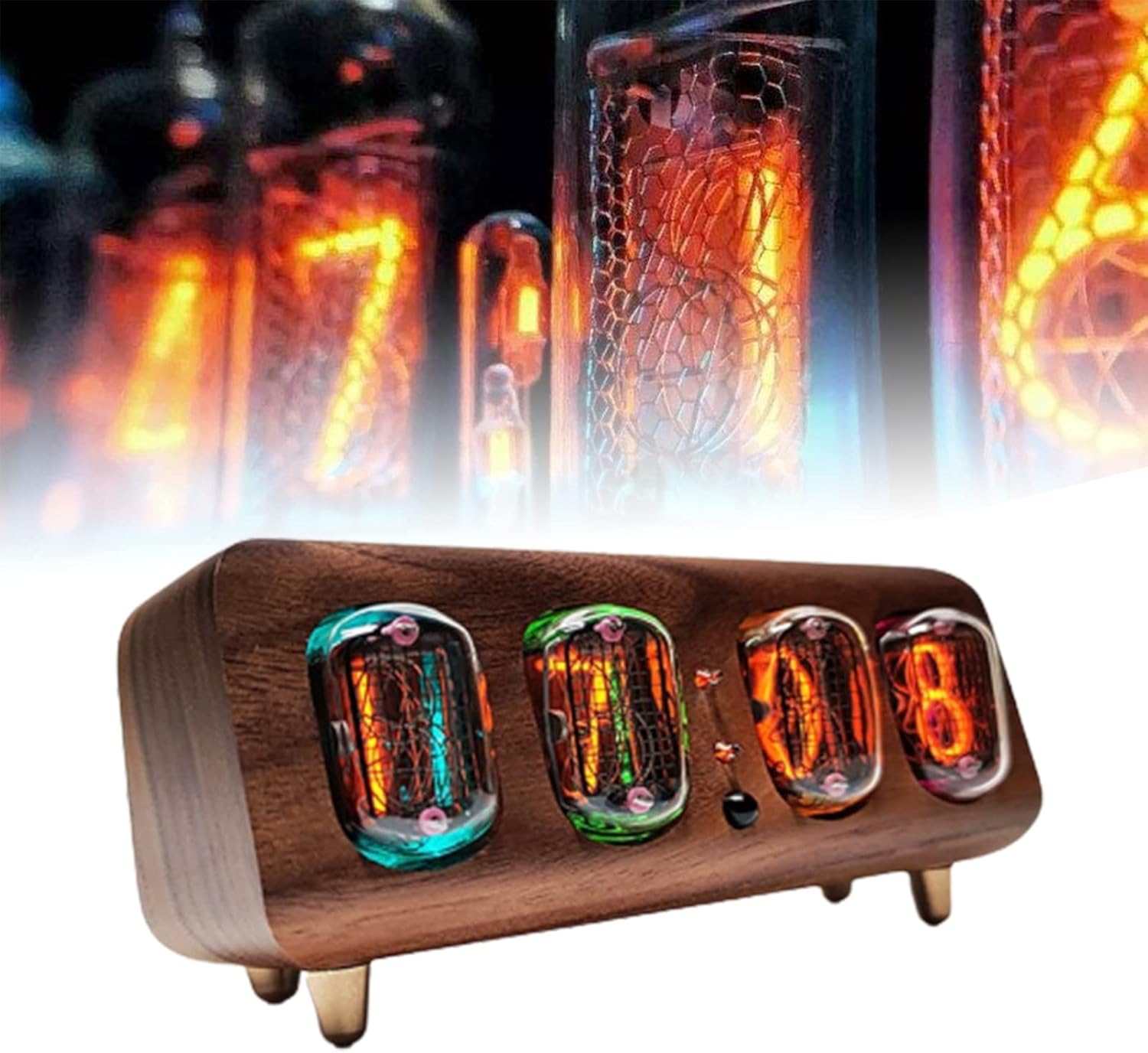 Amazon.com: IN-12 Glow Tube Clock, Nixie Digital Tubes Clock with ...