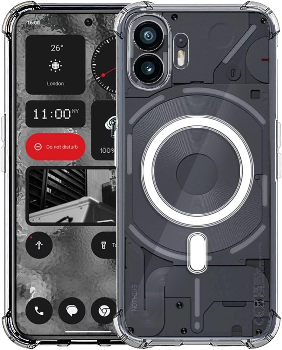 Plus Soft Transparent Wireless Charging Support Back Cover for Nothing ...