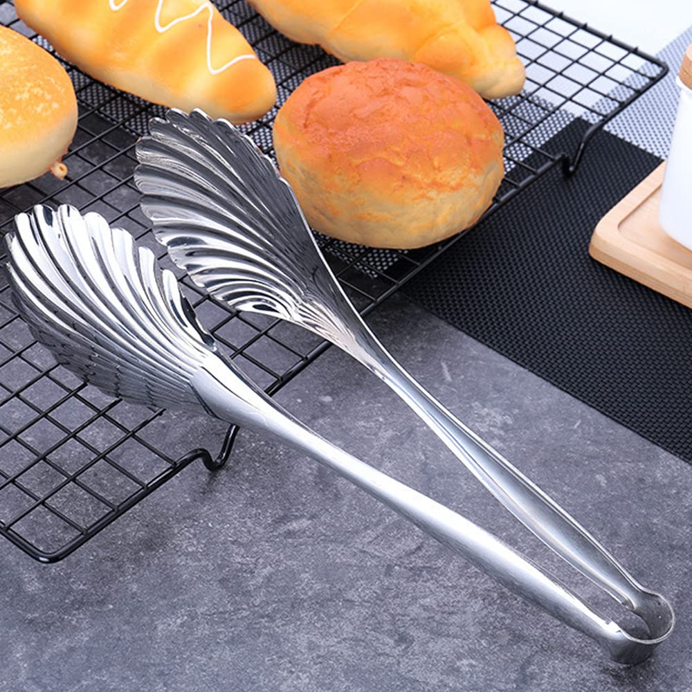 Snapklik.com : Buffet Serving Tongs, Stainless Steel Chef Food Salad ...