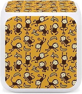 Amazon.co.jp: Alarm Clock, Monkey, Monkey, Luminous Clock, Table Clock ...