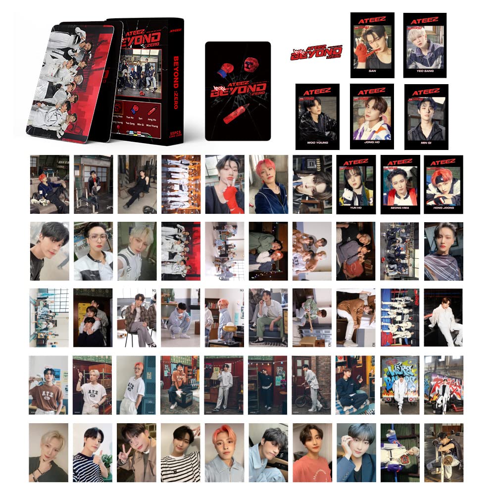Buy Goodern 54 Pcs ATEEZ Lomo Cards ATEEZ Photocards ATEEZ Postcards ...