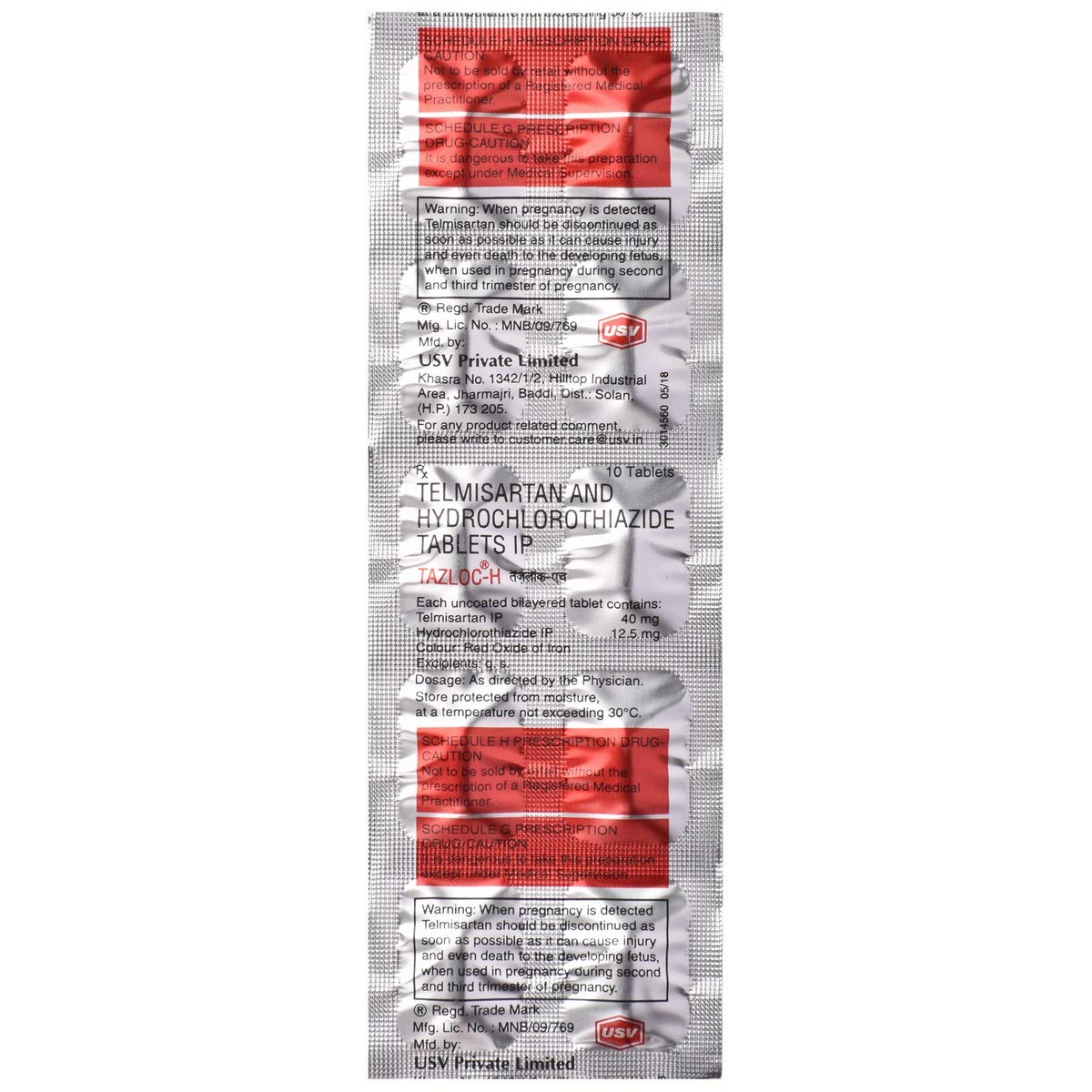 Tazloc-H - Strip of 10 Tablets : Amazon.in: Health & Personal Care