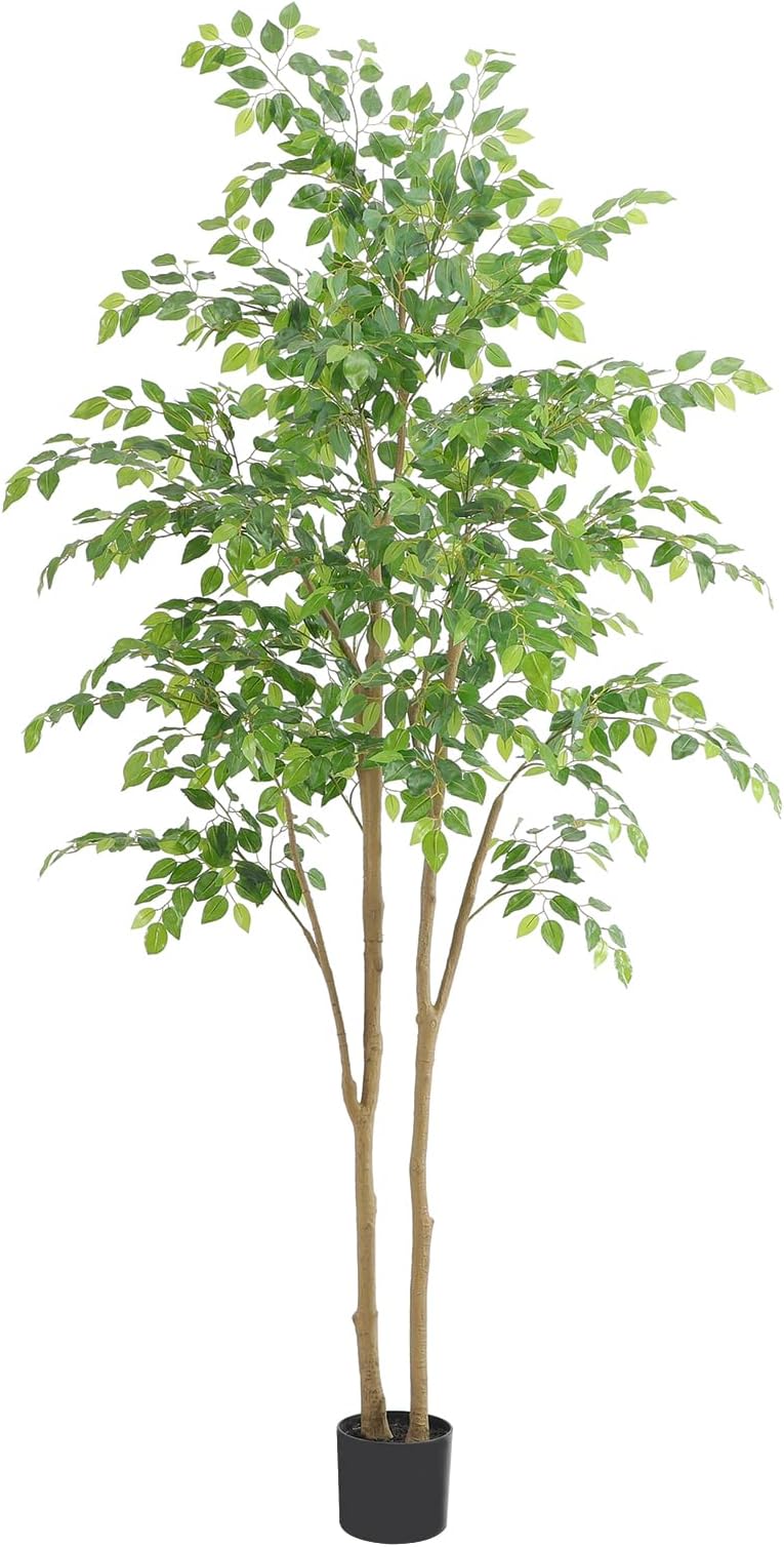 Amazon.com: Elite Floral Fake Decorative Fig Tree – 11 x 7 Ft., Pack of ...