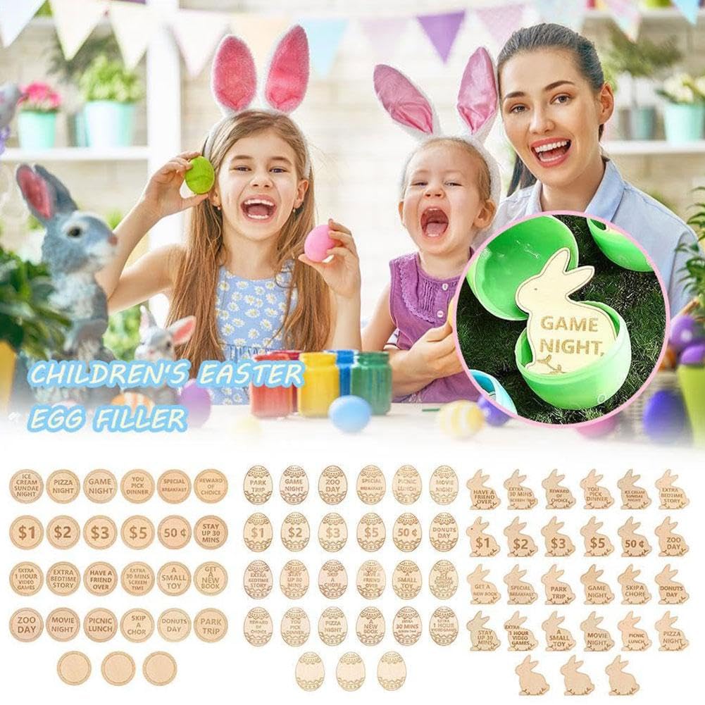 Easter Baskets For Kids Fillers 27pcs Easter Egg Hunt Tokens, Easter ...