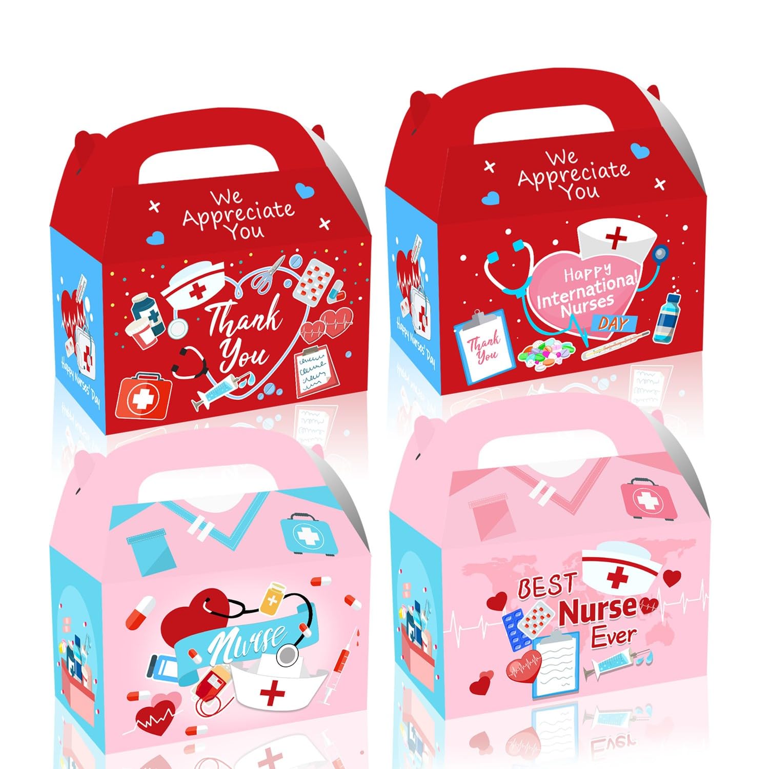 Amazon.com: LOONELO 12pcs Nurses Week Treat Boxes, Thank You Appreciate ...