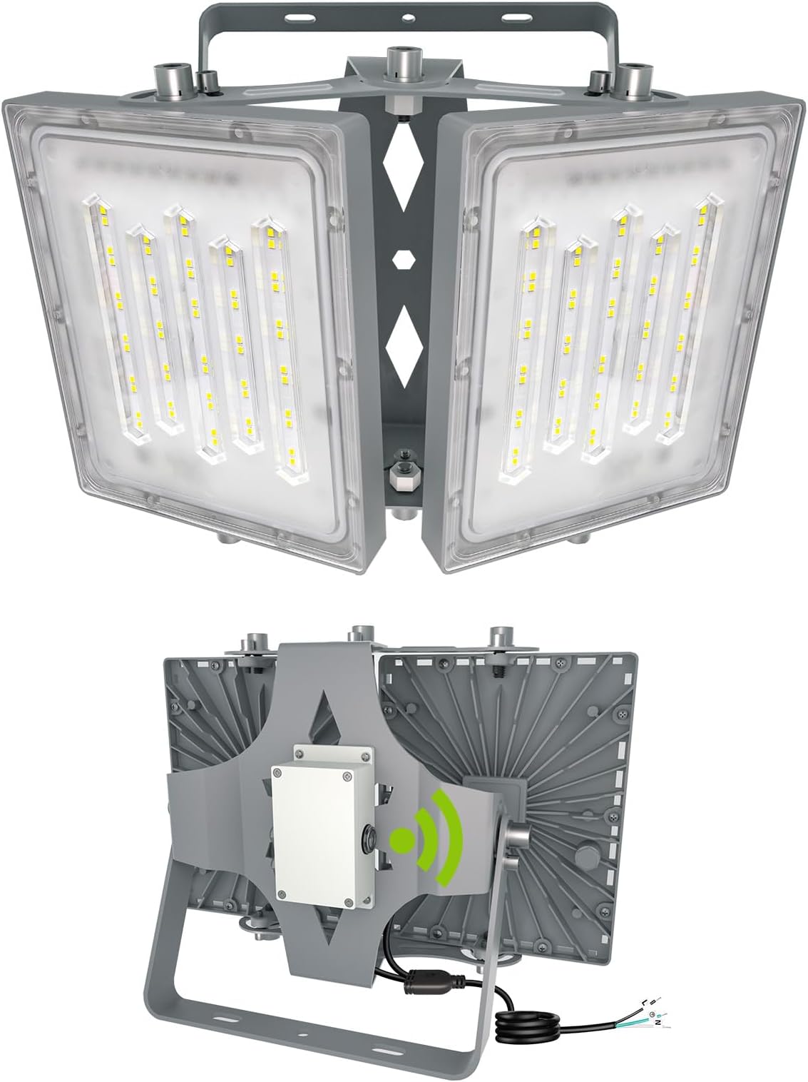 LED Flood Lights Outdoor, 200W 20000LM 6000K Dusk to Dawn Outdoor ...