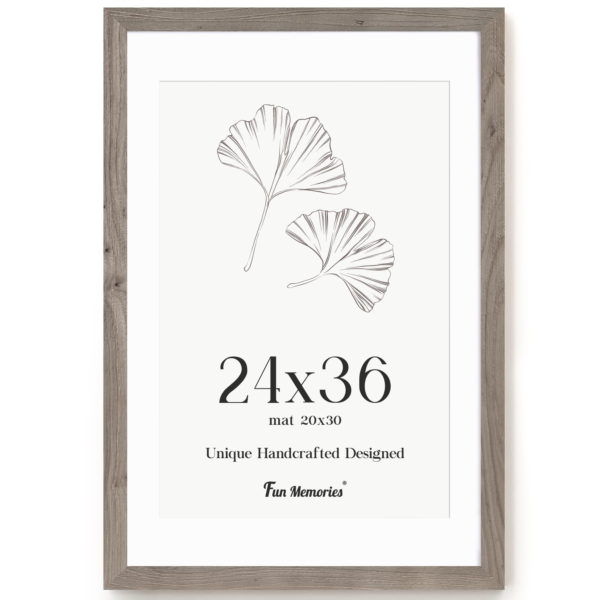 Amazon.com - Fun Memories 24x36 Poster Frames, 24x36 Solid Wood Picture ...