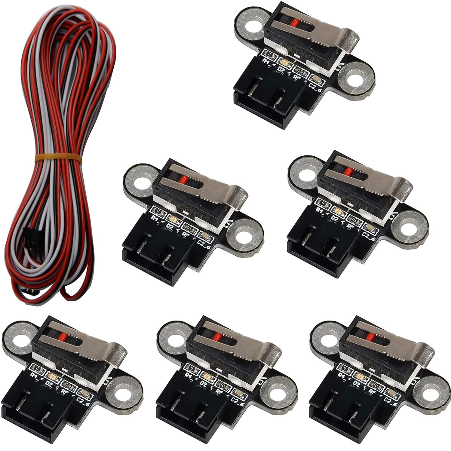 R REIFENG 6 pcs 3D Printer Switch Mechanical Limit Switch Module ...