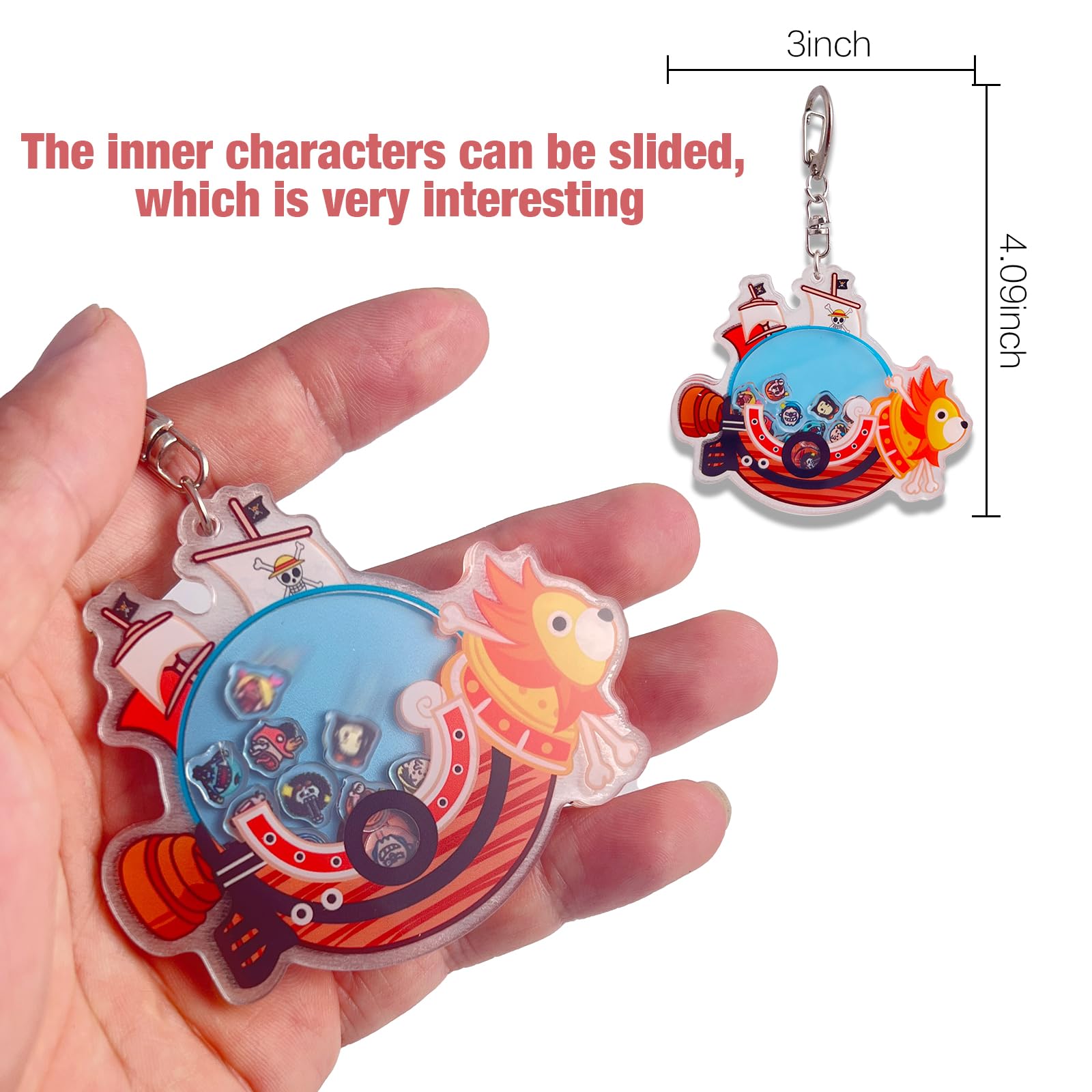 Snapklik.com : One Piece Pirate Ship Keychains Thousand Sunny- Going ...