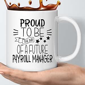 Amazon.com: Coffee Mug Graduation Proud To Be the Dad Of a Future ...