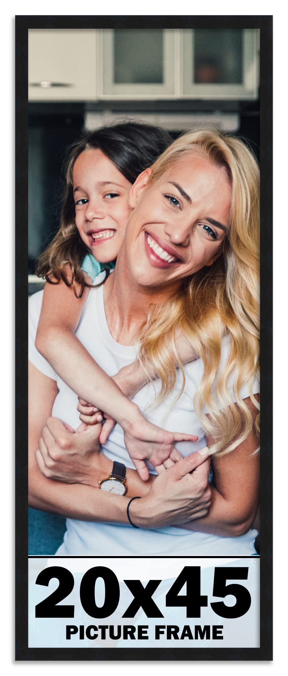 Amazon.com - 20x45 Frame Black Picture Frame - Complete Modern Photo ...