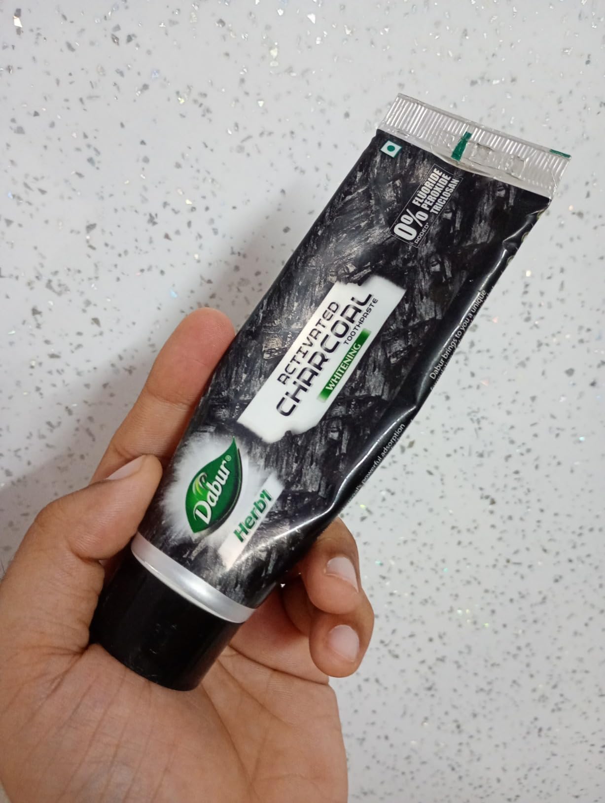 DABUR Herb'L Activated Charcoal Toothpaste-240G (120Gx2,Pack Of 2)|Black Gel Toothpaste ...