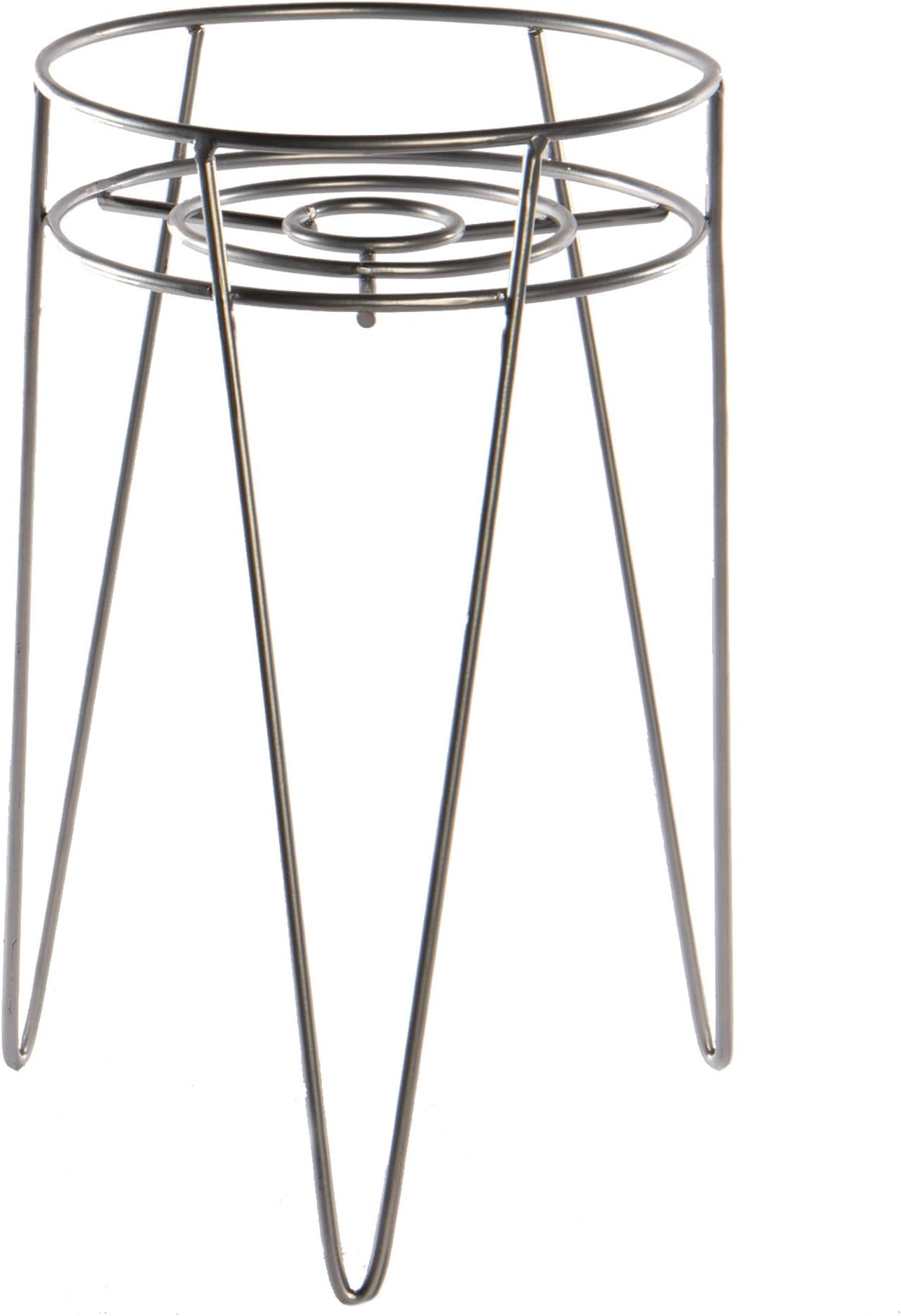 Maison & White Metal Flower Pot Stand in Grey | Plant Stands Indoor ...