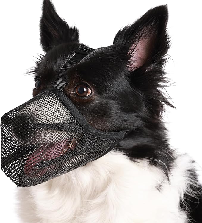 Dog Muzzle, Soft Mesh Dog Muzzles for Small Medium Large Dogs ...
