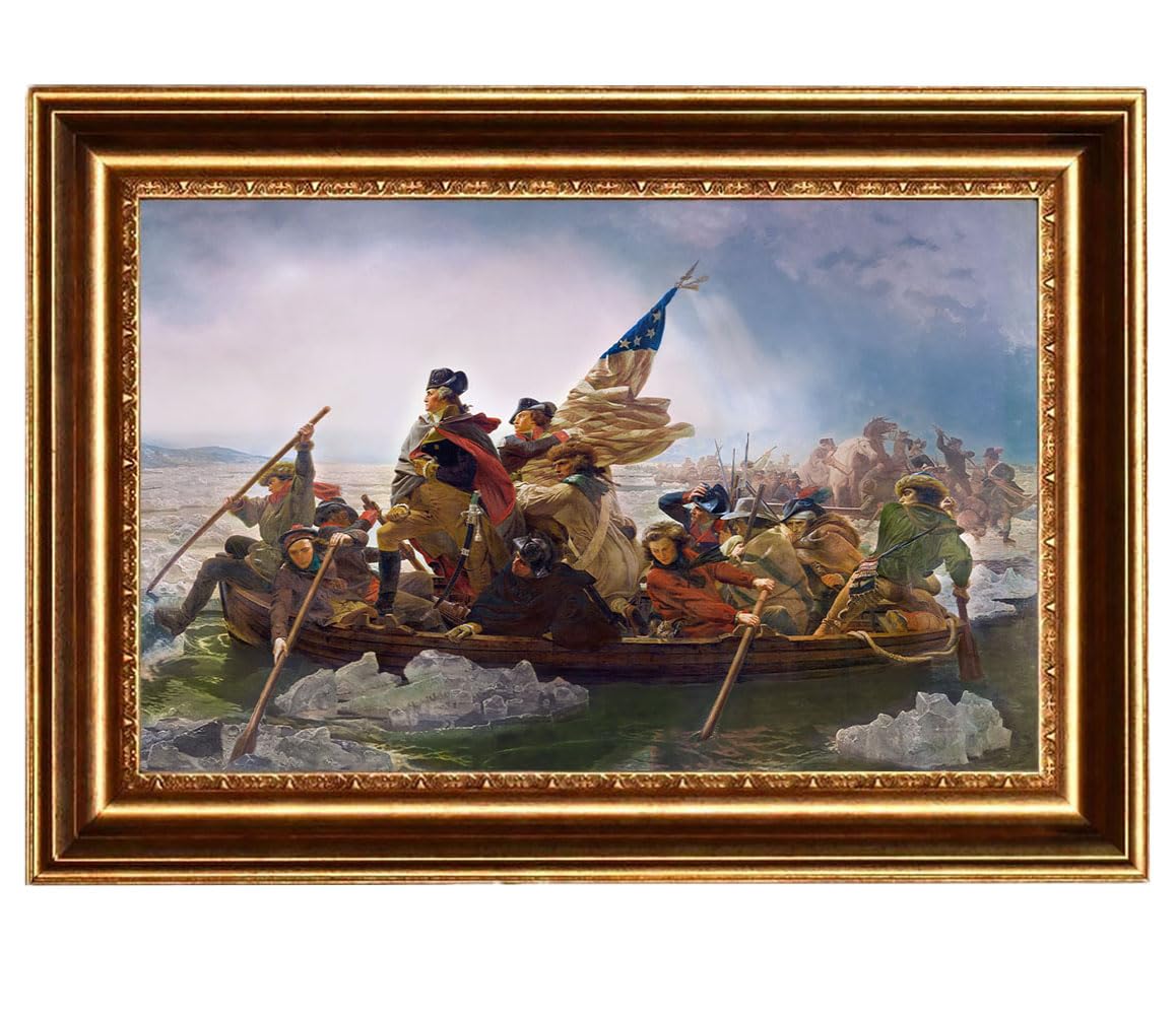 Amazon.com: ELITEART- Washington Crossing the Delaware By Emanuel ...