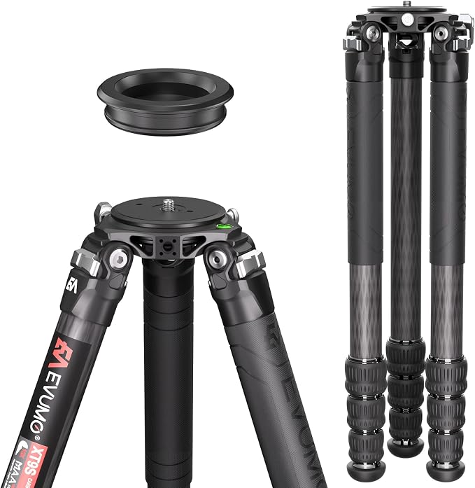 EVUMO Stativ-Carbon 165cm, 10x Fiber Kohlefaser-Stativ-Groß-Stativ ...