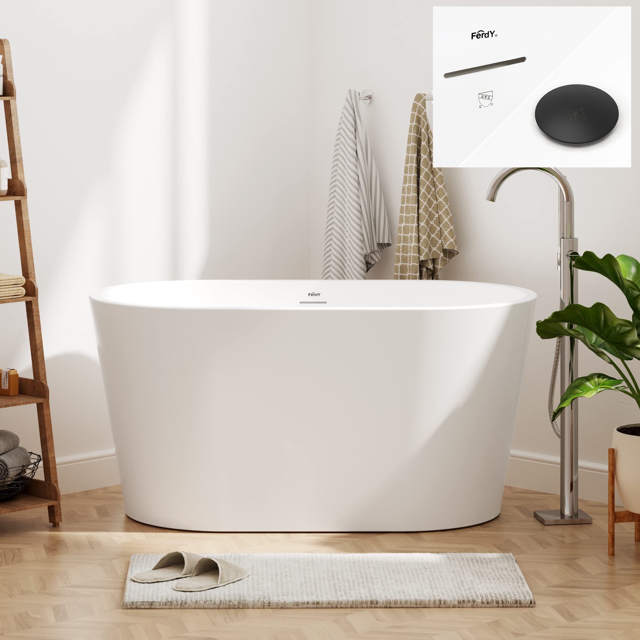 Freestanding Bathtub With Black Drain at Bradley Briseno blog