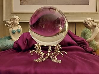 Amazon.com: Amlong Crystal Clear Crystal Ball 150mm (6 inch) with ...