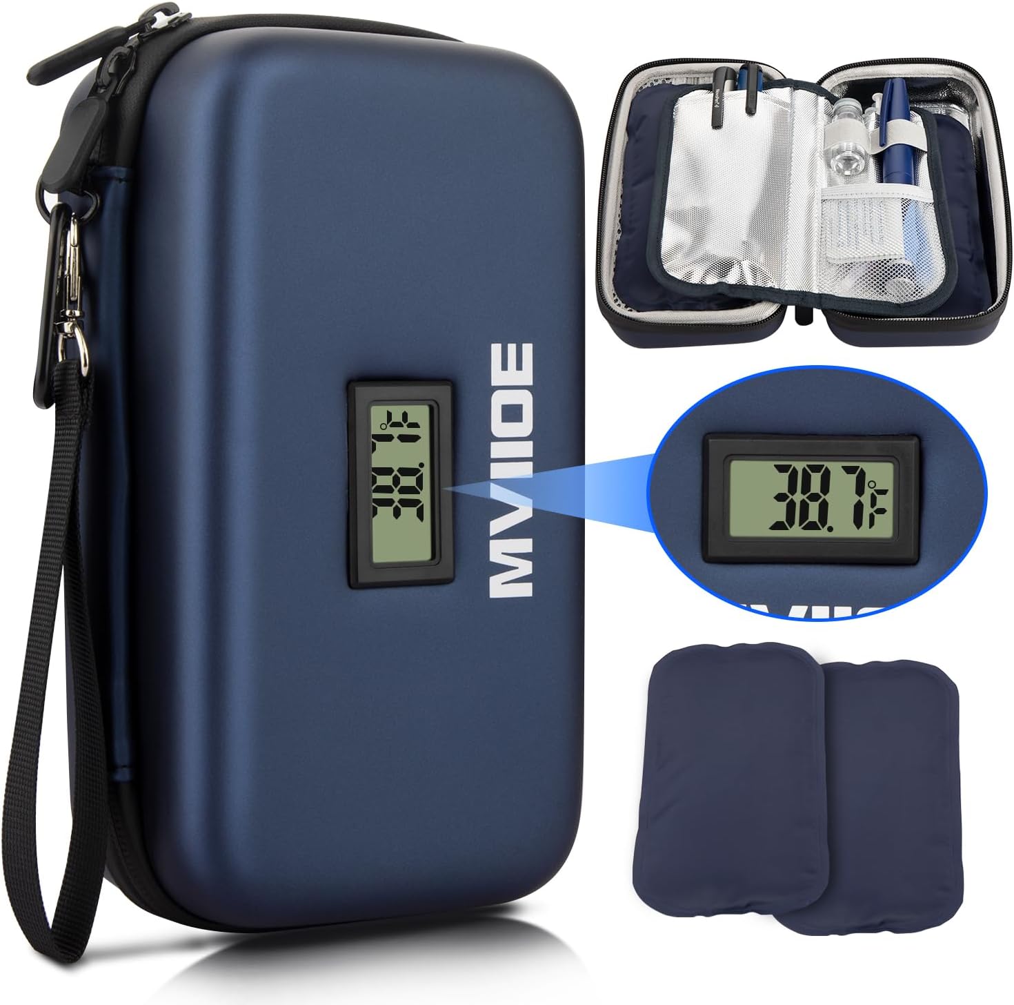 Amazon.com: 2024 Upgrade Insulin Cooler Travel Case TSA Approved ...