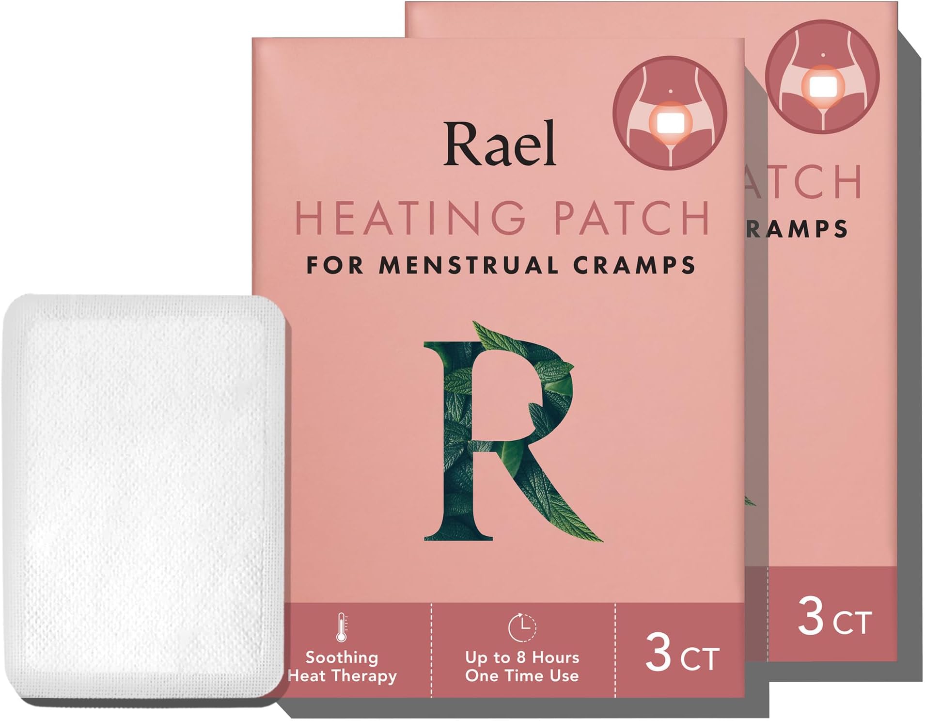 Amazon.com: Rael Heating Pad, Herbal Heating Patches - Period Heating ...