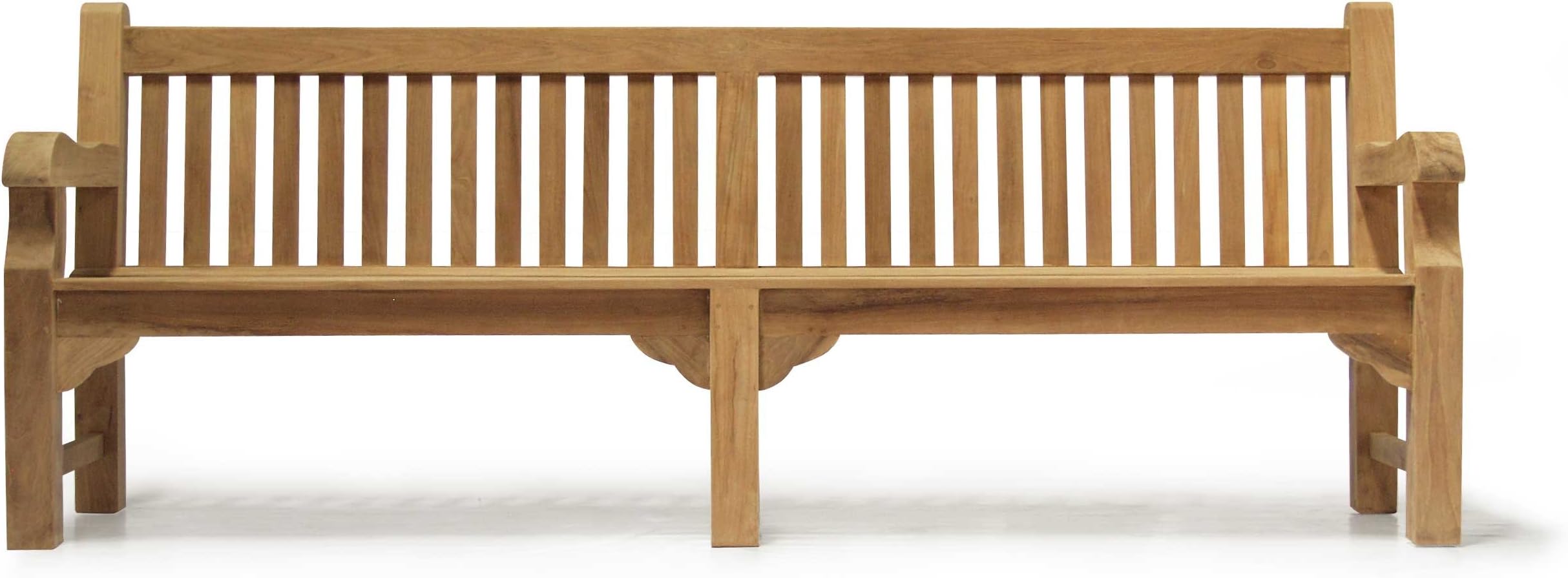 Gladstone Teak 3 Seater Garden Park Fully Assembled Bench 1.5m - 5ft ...