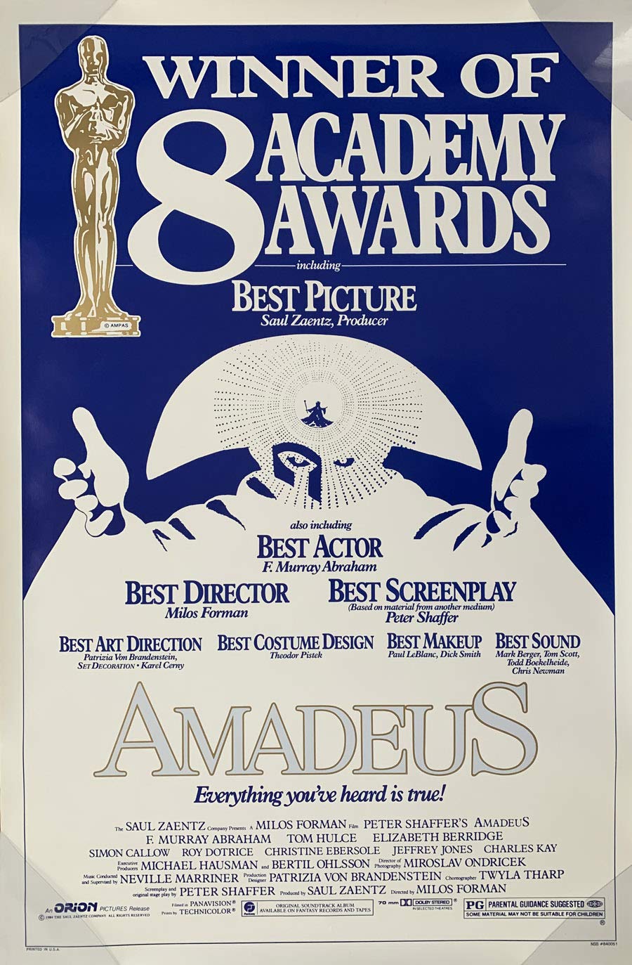 Amadeus Movie Poster