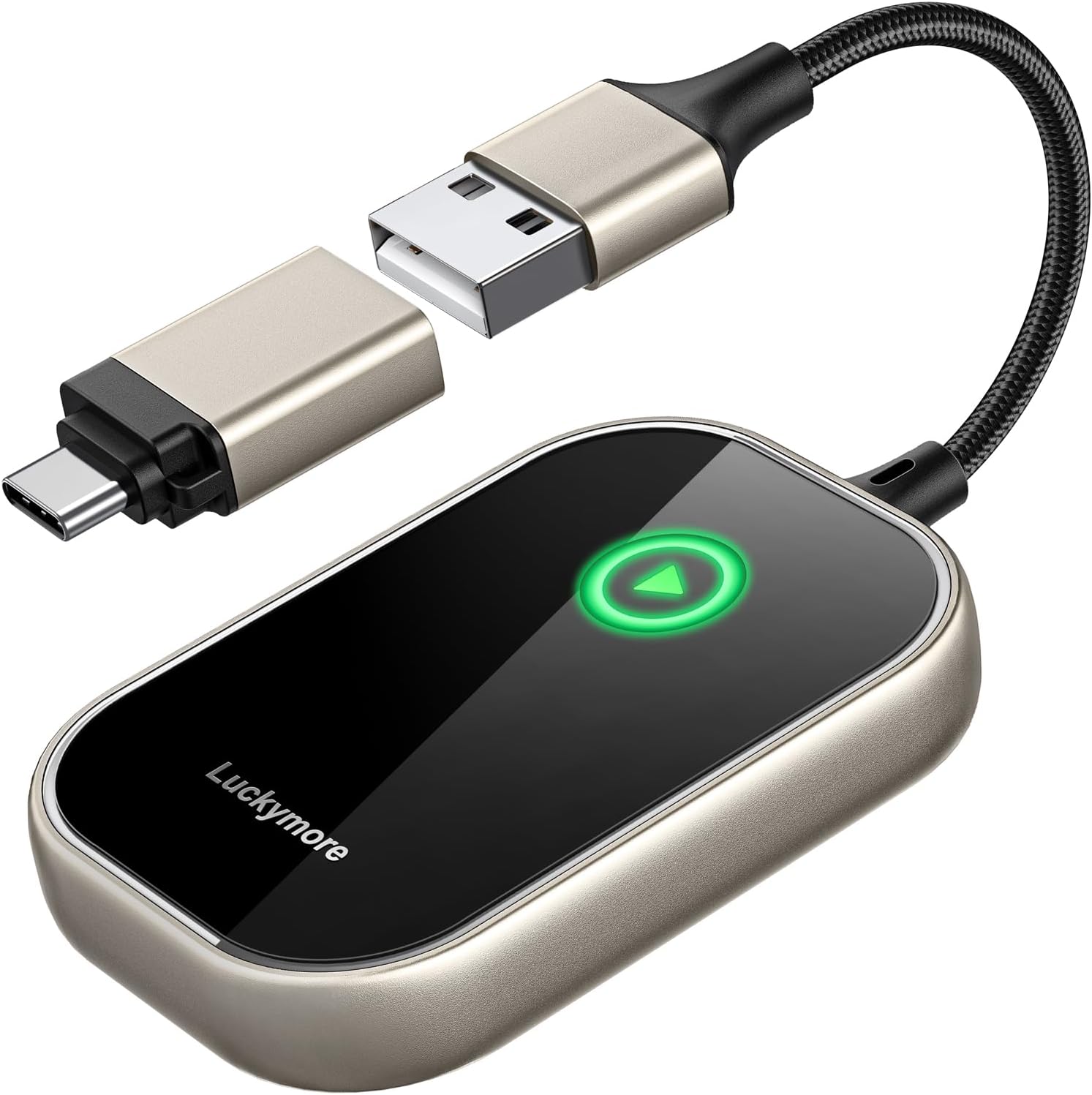 Amazon.com: Wireless Carplay Adapter, 2024 Upgrade 2 in 1 Plug & Play ...