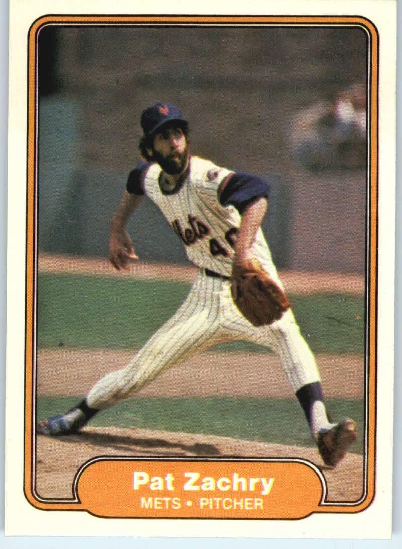 Amazon.com: 1982 Fleer Baseball #544 Pat Zachry New York Mets Official ...
