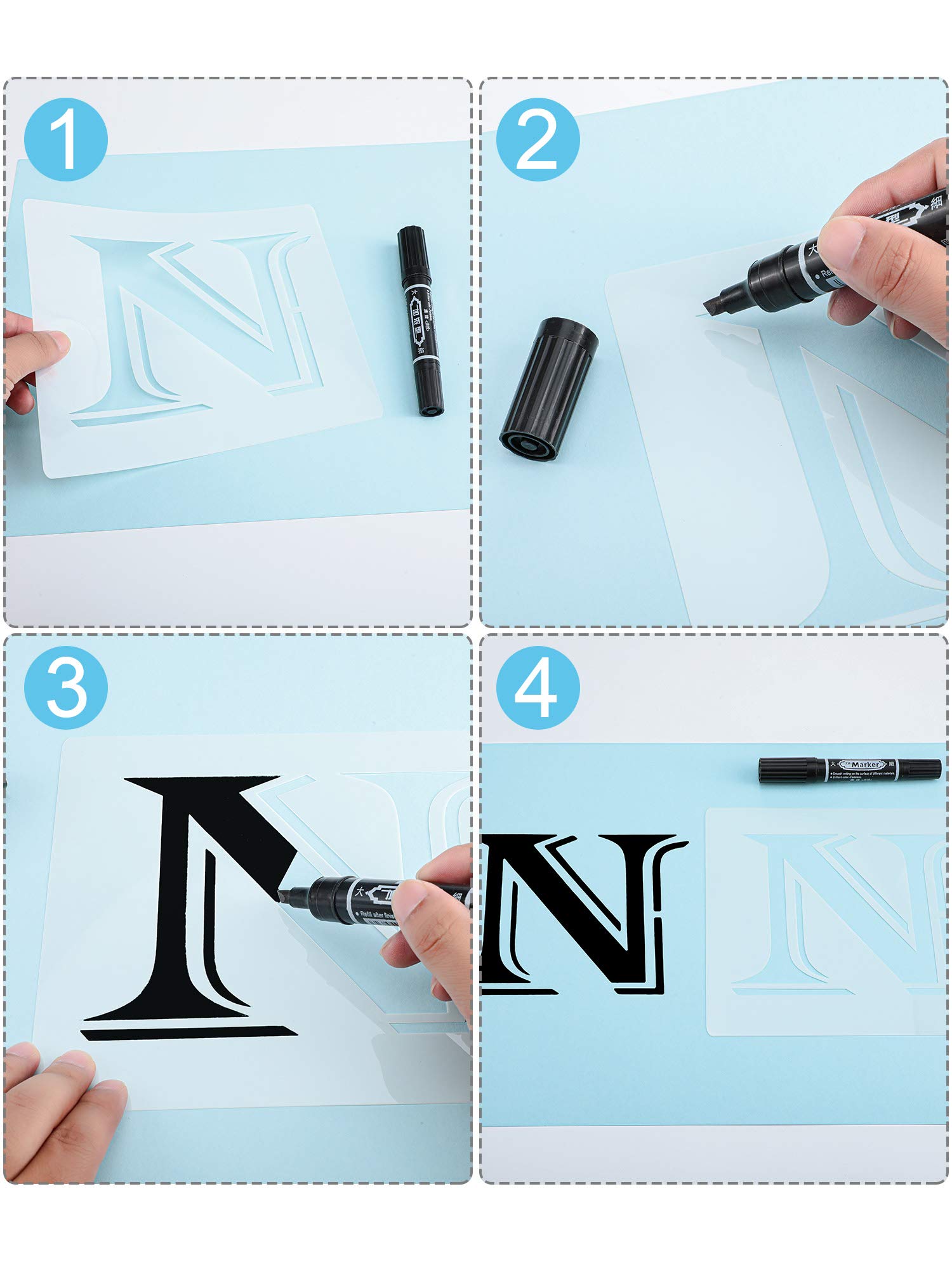 Plantilla De Escritura De Muñeco De Nieve Amazon.com: Plantilla De