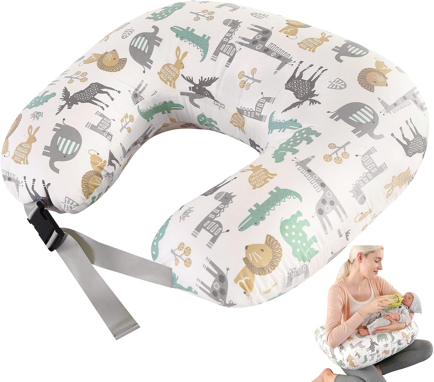 Nursing Pillow for Breastfeeding, Ergonomic Support Pillow Breast ...