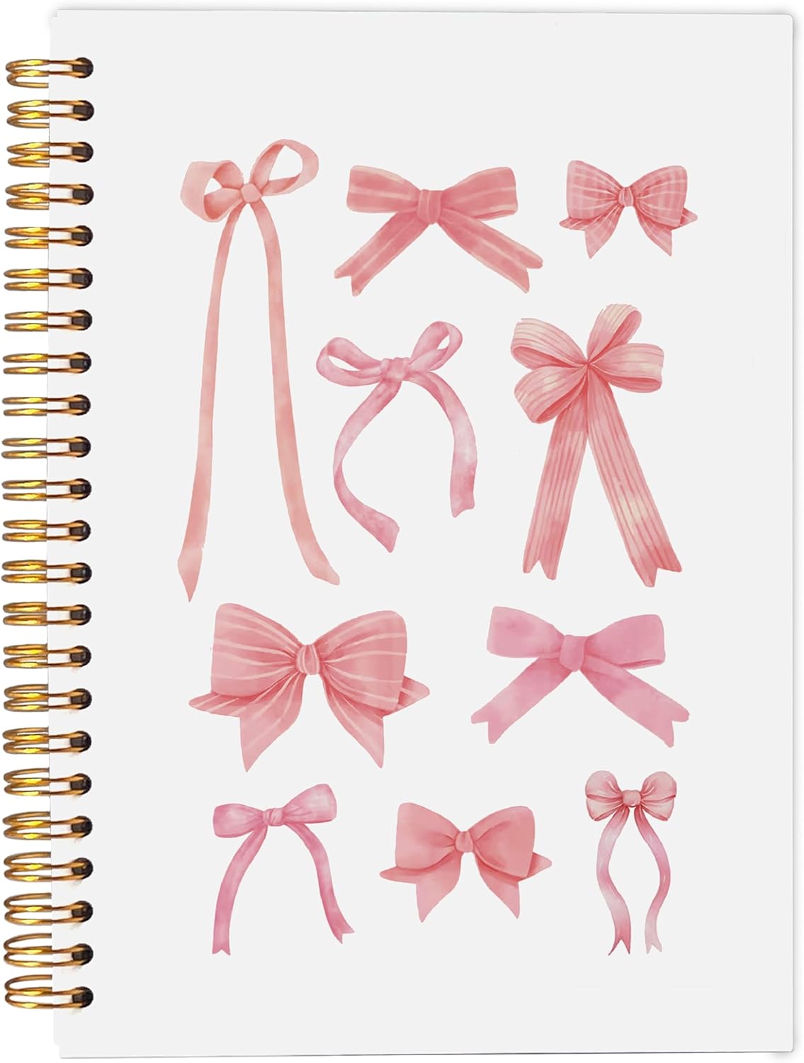 Amazon.com : Ecezatik Coquette Pink Bow Notebook Journal, Preppy ...