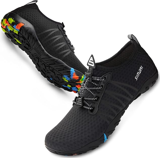SIMARI Water Shoes Womens Mens Swim Beach Pool Aqua Sports Quick Dry ...