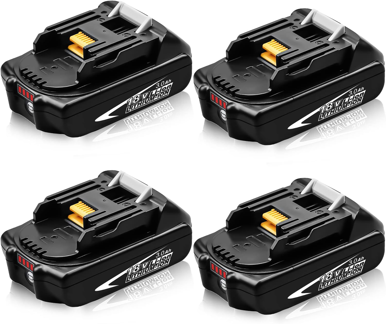 Amazon.com: 2 Packs 3.0Ah 18 Volt BL1830B Battery Replacement for ...