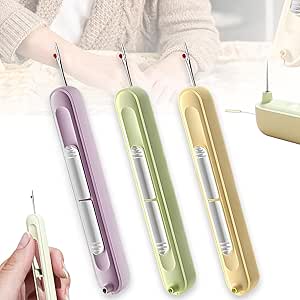 3PCS Needle Threader, 2 in 1 Threading and Thread Removal Tools ...