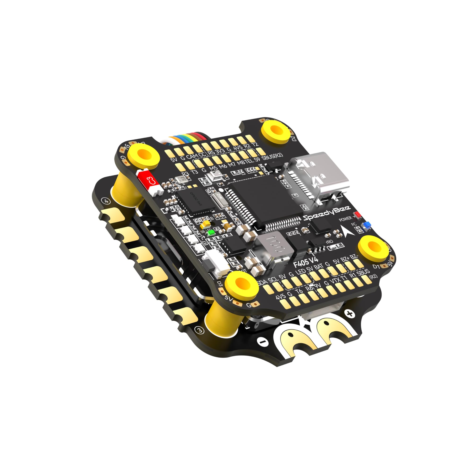 Amazon.com: SpeedyBee F405 V4 60A Flight Controller Stack: 30x30 Stack ...