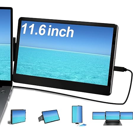Amazon.co.jp: Kasituny Laptop Screen Extender 11.6 Inch Laptop Monitor ...