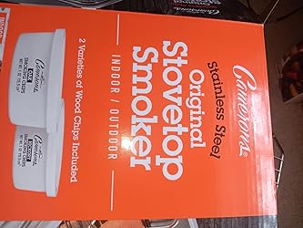 Amazon.com: Camerons Large Stovetop Smoker - Stainless Steel BBQ Smoker ...
