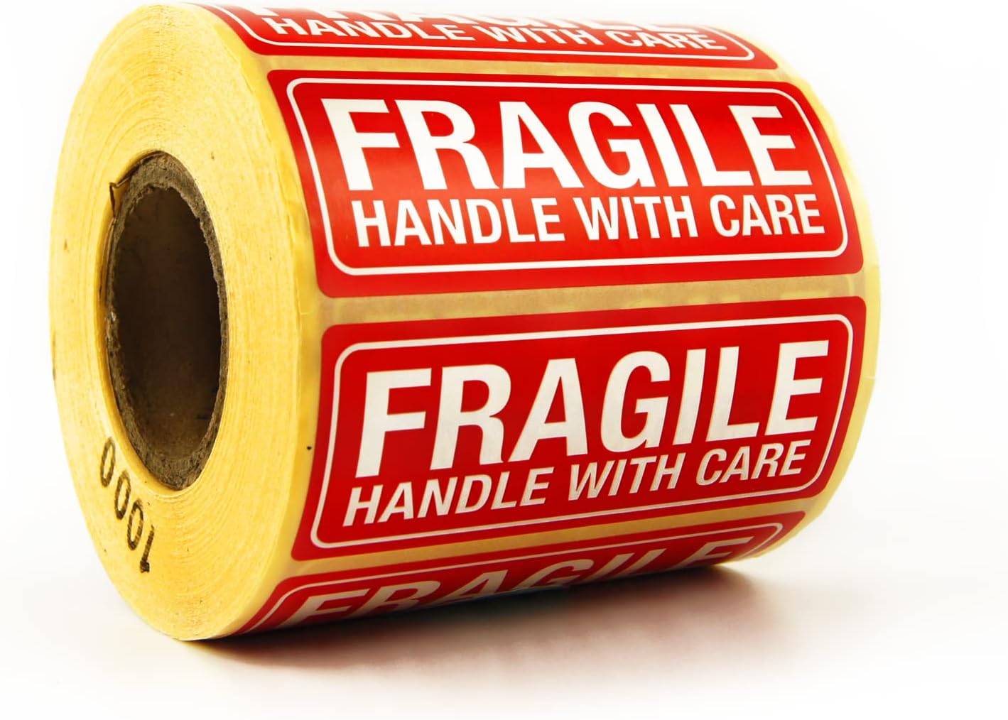 Orange Ants 1000 PCS Fragile Handle with Care Label, Fragile Warning ...