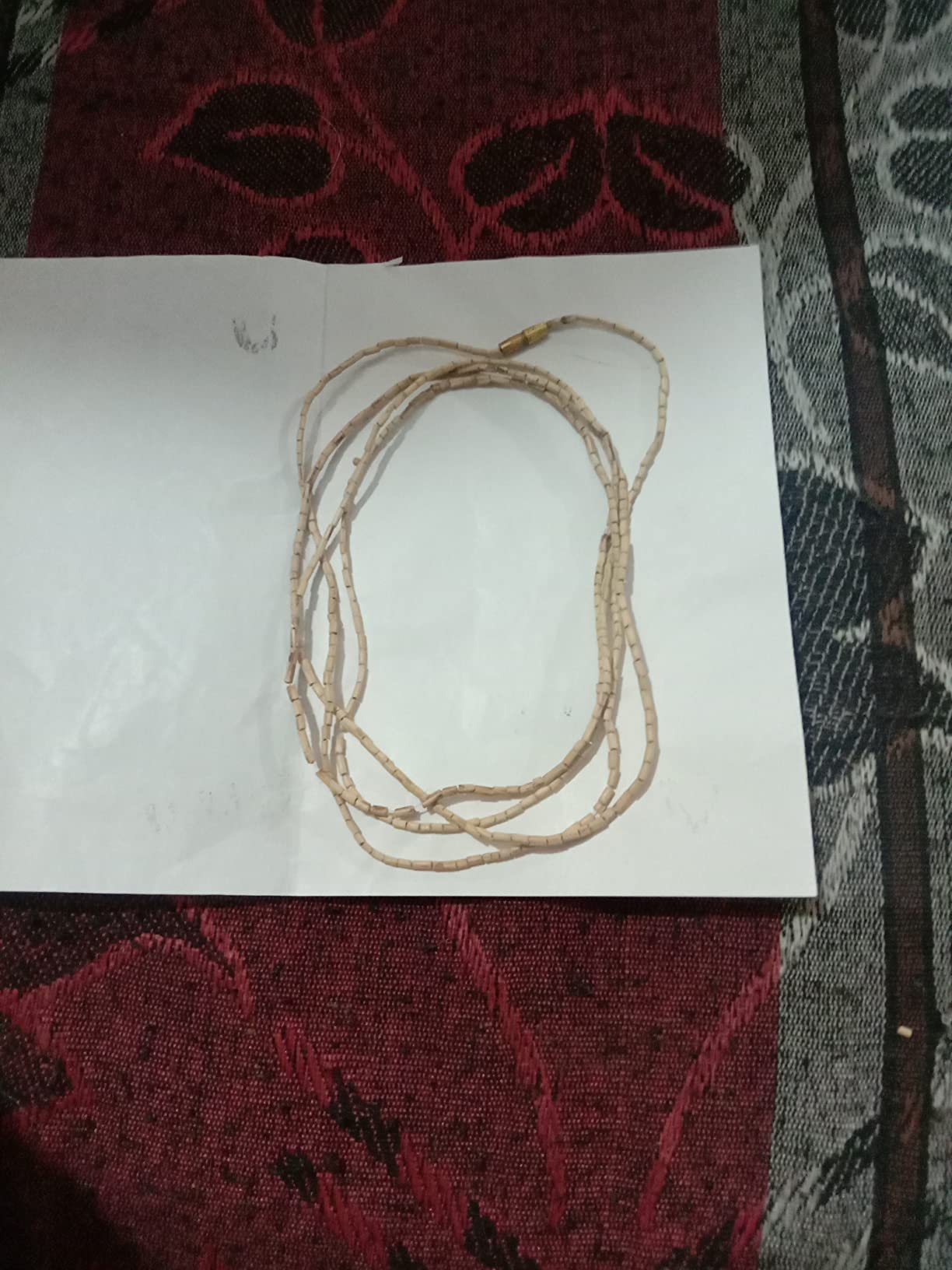 ISKCON Jagannath Unisex Adult 3 Round Pure Tulasi Wood Beads Tulsi Mala ...